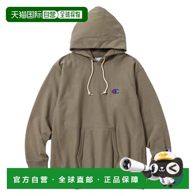 日本直邮Champion Reverse Weave 连帽卫衣 男女同款 徽标 RW 卫