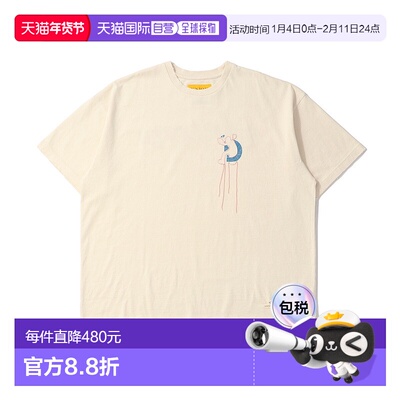 1h可退 日本直邮DISCOVERED男女同款宽松损坏加工半袖T恤 联名设l