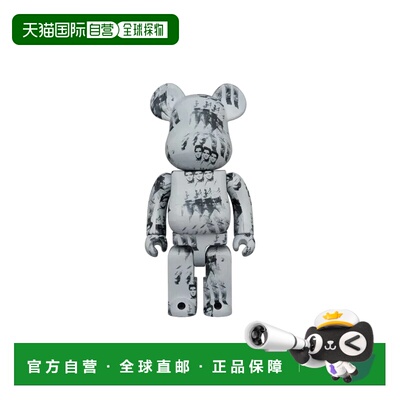 日本直邮 Bearbrick Andy Warhol Elvis Presley 1000% 潮玩手办