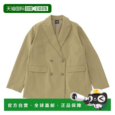 日本直邮NEWBALANCE纯色翻领短款单排扣夹克外套女款 AWJ45001