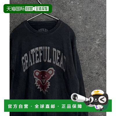 1h可退 日本直邮Grateful Dead 儿童 宽松 长袖T恤 背面熊图案设
