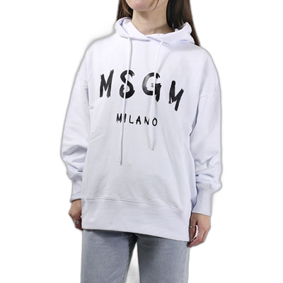 日本直邮 MSGM 连帽衫连帽衫套头漆棉长袖 2000 MDM515 20000卫衣