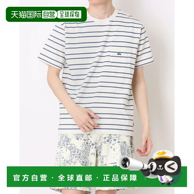 日本直邮QUIKSILVER 男士户外休闲短袖T恤 QS BORDER ST QST26201