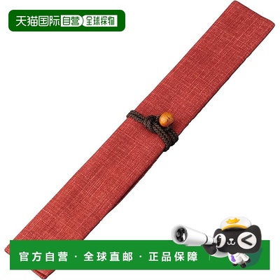 【日本直邮】Kawai 日本传统彩色筷子盒 古朱红色 尺寸：约W7.5 D