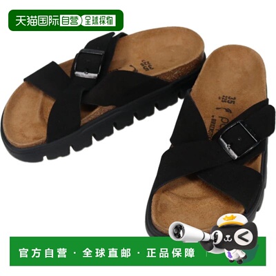 日本直邮BIRKENSTOCK Siena 厚底凉鞋黑色1031236窄版