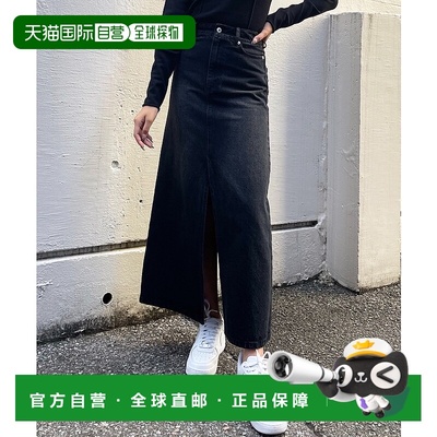 1h可退 日本直邮BACK TO THE FIELD 女士时尚款口袋标志开叉牛仔