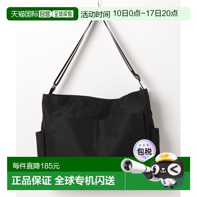 1h可退 日本直邮BEN DAVIS 男女通用大容量口袋帆布肩背包 209256