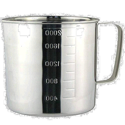 日本直邮Nagao燕三条 日本制 不锈钢量杯 2000ml 802000