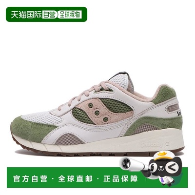 日本直邮Saucony Shadow 6000 复古 反毛皮合成革皮革耐磨防滑减