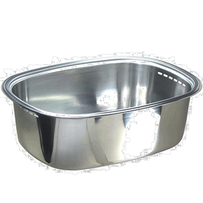 【日本直邮】NAGAO燕三条钱币型清洗桶厨房用银色不锈钢带孔沥水