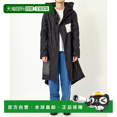 1h可退 日本直邮NUDE:MASAHIKO MARUYAMA 男士多拉链印花连帽大衣