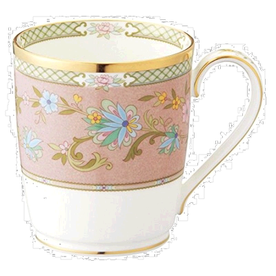 【日本直邮】Noritake则武 咖啡杯・马克杯 295cc 粉色T59880/9983