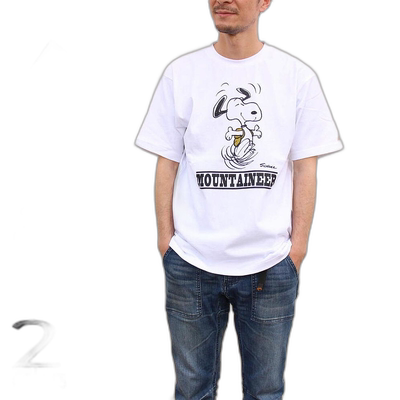 日本直邮KELTY T恤PEANUTS BACKPACK T-SHIRT白黑KE-211-13033