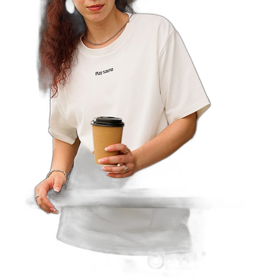 1h可退 日本直邮antiqua 男女同款胸前刺绣T恤 PLS0013