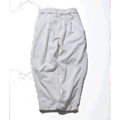 1h可退 日本直邮FREAK'S STORE男士经典款绳带宽松舒适细螺纹长裤