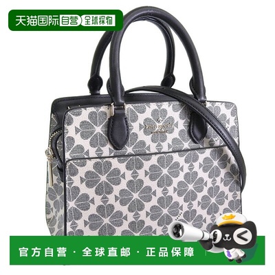 日本直邮KATE SPADE 女士包包两用肩背包手提包 黑色 spade flowe