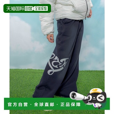 1h可退 日本直邮LTR DEPTH男女同款心形图案加绒卫裤 半拉链宽松