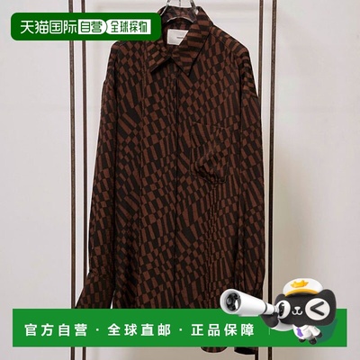 日本直邮TODAYFUL 2025 早秋上衣 几何图案外套衬衫中长款长袖125