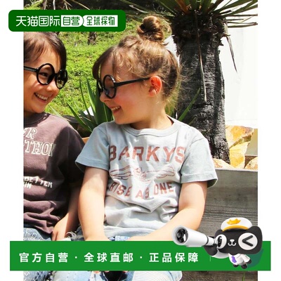 日本直邮DENIM DUNGAREE 复古棉质针织衫 BARKYS T恤 浅绿色