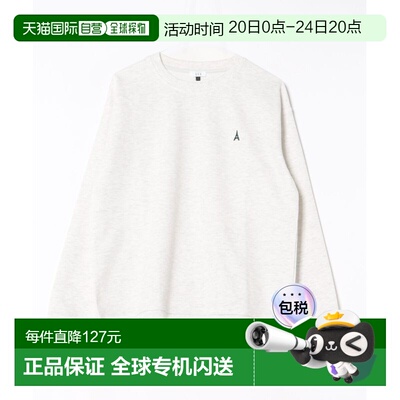 日本直邮a.v.v男士阿泽双面质感刺绣圆领卫衣 KHKED10044