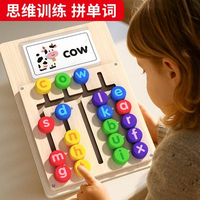 Wooden Logic Thinking Training for Children's Early Educatio