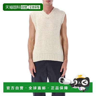 HOWLIN 男士针织衫 COSMICECRU AW2025 褐色 COSMIC VEST背心