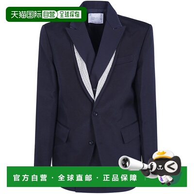 欧洲直邮SACAI 男士西服 2604024M001 AW2026 蓝【付后1h可退】