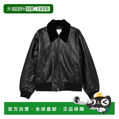 1h可退 香港直邮CALVIN KLEIN 男士皮衣 LV14RE400G SS2026 黑色