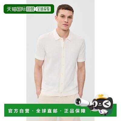 1h可退 美国直邮THEORY 希尔瑞 男士 Carin 短袖棉质衬衫(Tactile