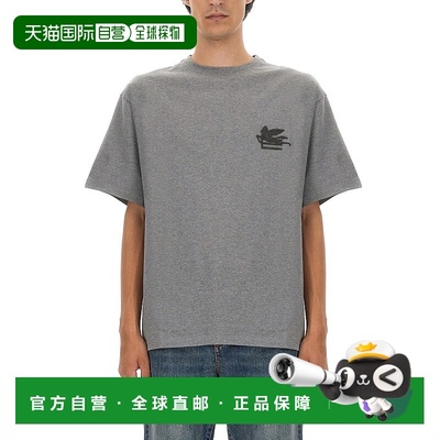 香港直邮Etro 艾特罗 男士 PEGASUS 刺绣T恤 1Y52597300003