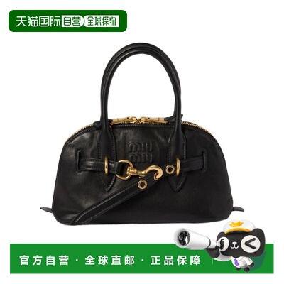 香港直邮Miu Miu Aventure 徽标单肩包 5BB1692BBLVOOO手提包