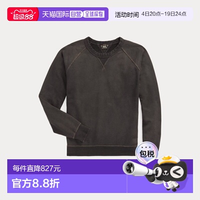 自营欧洲直邮RALPH LAUREN拉夫劳伦 RRL运动衫羊毛棉毛圈卫衣