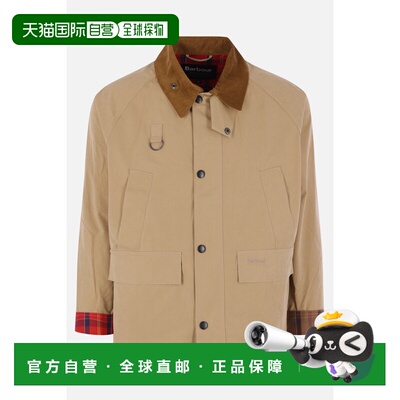 香港直邮barbour 巴伯尔 男士 Solar Spey 棉混纺夹克 MCA1124