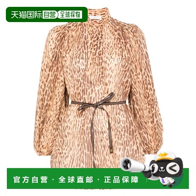 1h可退 香港直邮ZIMMERMANN 女士衬衫 3203TSS255TAN AW2025 卡其