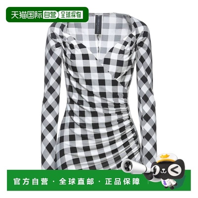 1h可退 香港直邮NORMA KAMALI 诺玛 卡玛丽 女士 T恤 black黑色