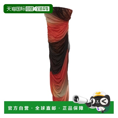 香港直邮The Attico 女士 褶饰渐变中长连衣裙 248WCM154PE102