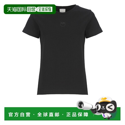 香港直邮Pinko 品高 女士 短袖T恤 100355A2HN black黑色 舒适时