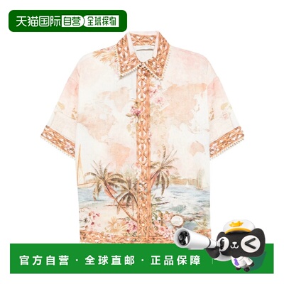 香港直邮ZIMMERMANN 女士衬衫 7632TSS263ISBLU A【付后1h可退】