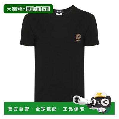 香港直邮VERSACE 男士T恤 AUU010051A10011A1008 【付后1h可退】