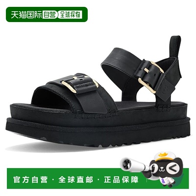 美国直邮Ugg 女士 Goldenstar Villa 凉鞋 black黑色 舒适时尚