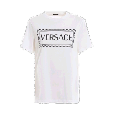 香港直邮Versace 复古徽标T恤 A83915A228806A2048短袖范思哲