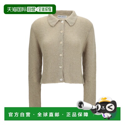 1h可退 香港直邮Our Legacy 女士 Polo 衣领纽扣毛衣 W4263MSSOFT