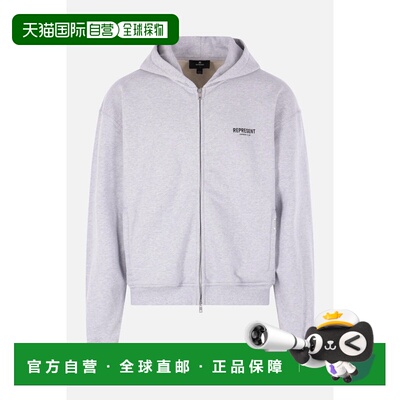 香港直邮Represent 男士 Owners Club 全拉链式宽松款连帽衫 OCM4