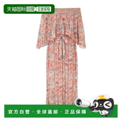 1h可退 香港直邮Zimmermann 露肩长裙 7036DRS263连衣裙吊带