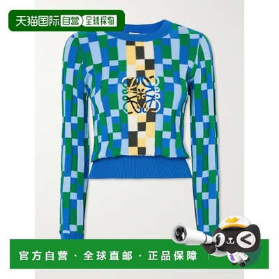 1h可退 香港直邮LOEWE 罗意威 女士 棉质 Anagram 毛衣 S359Y14KG