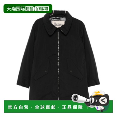 香港直邮HERNO 女士外套 GC000504D9300 SS2026 黑色 长袖休闲夹