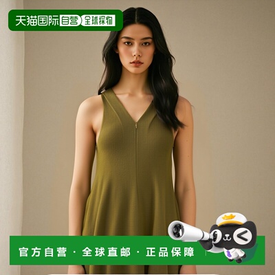 1h可退 香港直邮Fendi 芬迪 女士 sable连衣裙 FDD167ASZF挂脖