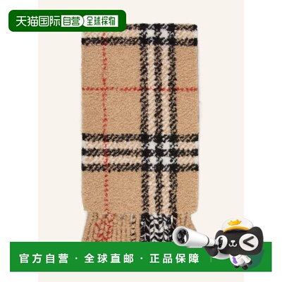 香港直邮BURBERRY 女士围巾 100297369812000 CO 花色 Boucle sca