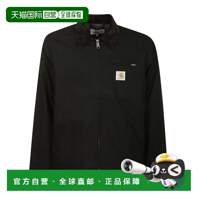 1h可退 欧洲直邮CARHARTT 男士夹克 I01526400E01 AW2025 黑色 De
