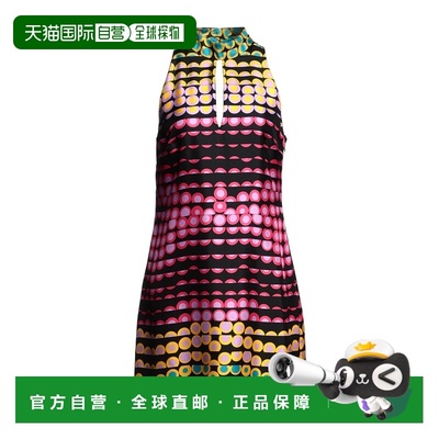 1h可退 香港直邮Moschino 莫斯奇诺 女士 短款连衣裙 black黑色